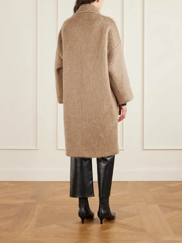 JOSEPH Alger Brushed Wool And Mohair-blend Coat