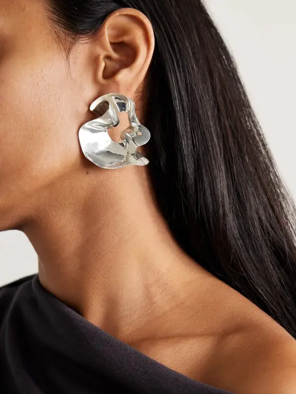 Dinosaur Designs Wave-plated Earrings