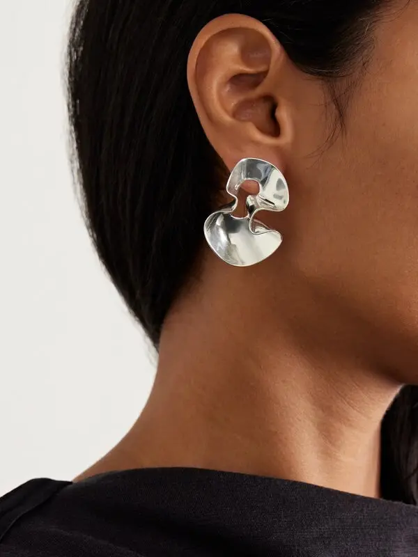 Dinosaur Designs Wave-plated Earrings