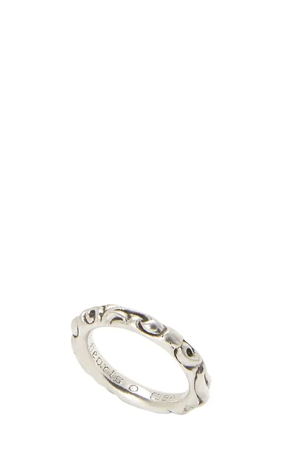 Chrome Hearts Sterling Scroll Ring - Silver