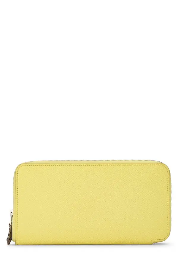 Hermès Soleil Epsom 'in Continental Wallet - Yellow