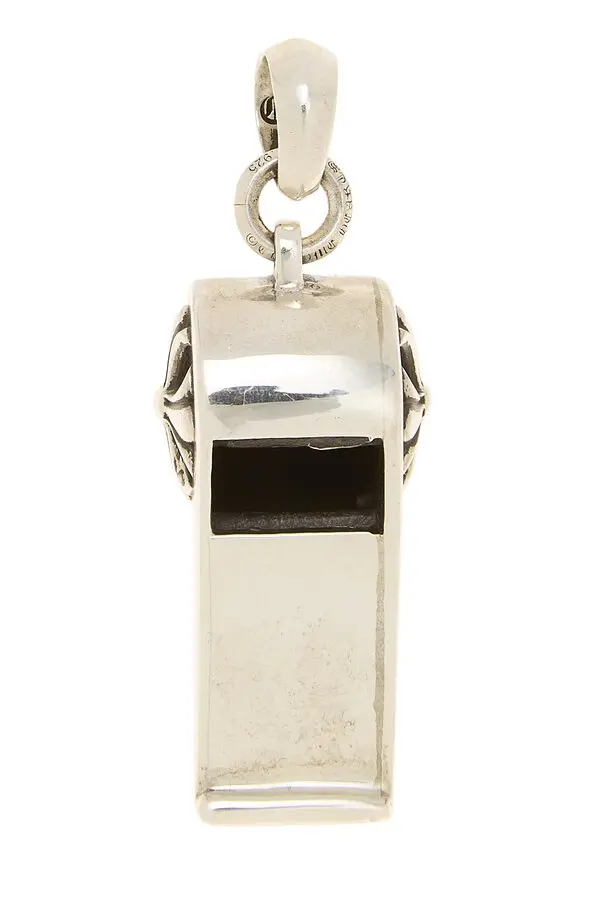 Chrome Hearts Sterling Whistle Pendant - Silver
