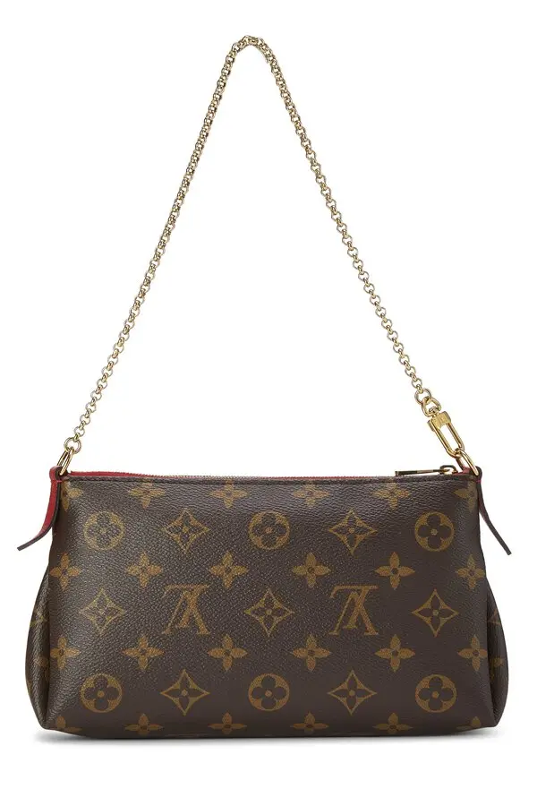 LOUIS VUITTON Monogram Pallas Clutch - Red