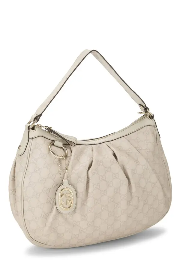 Gucci Sukey Hobo Bag - Cream