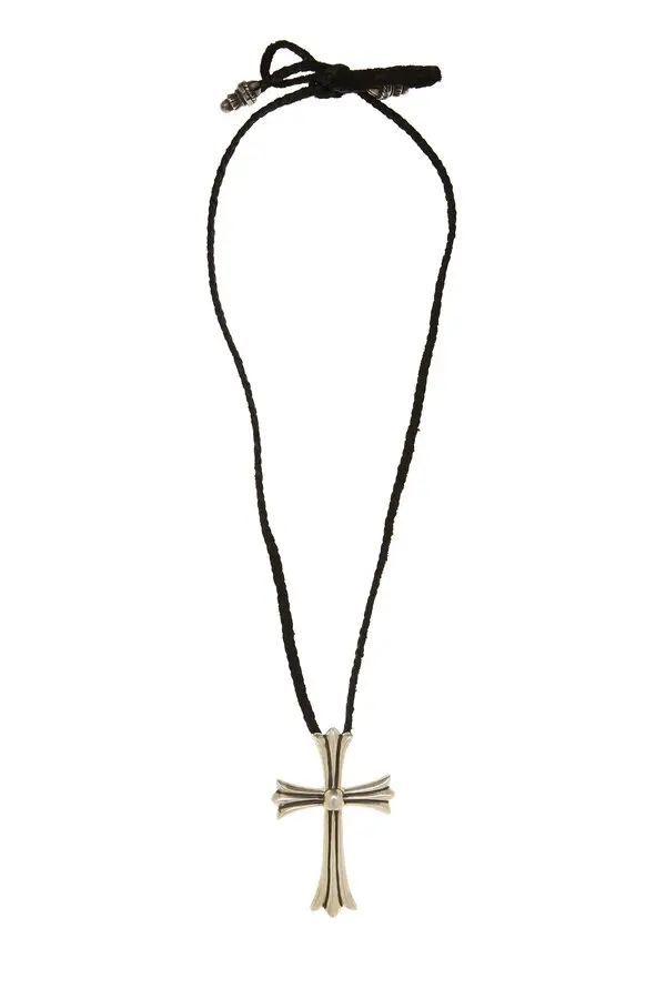 Chrome Hearts Sterling Cross Pendant Necklace - Silver