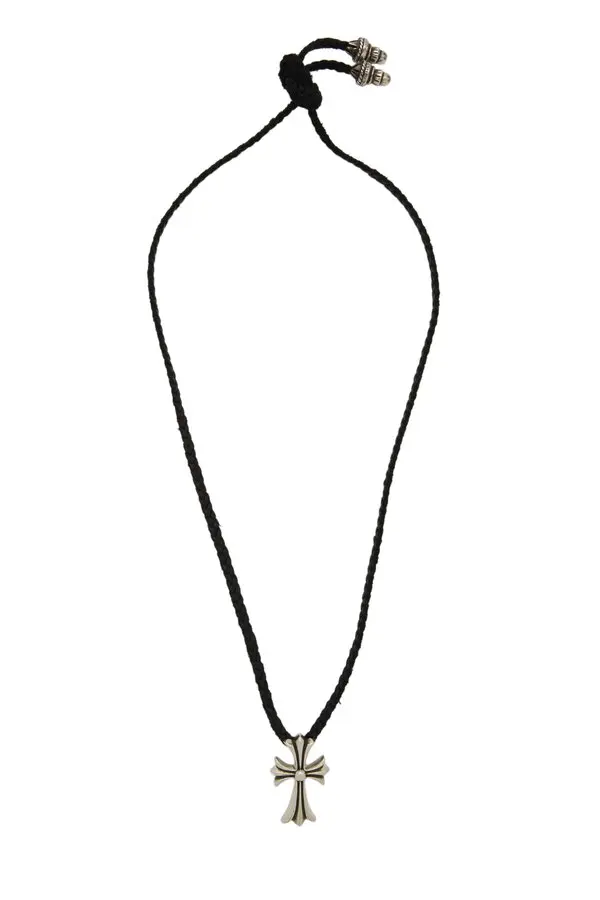 Chrome Hearts Sterling Cross Pendant Necklace - Silver