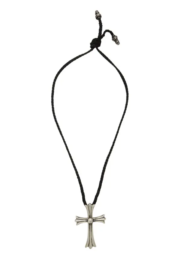 Chrome Hearts Sterling Cross Pendant Necklace - Silver