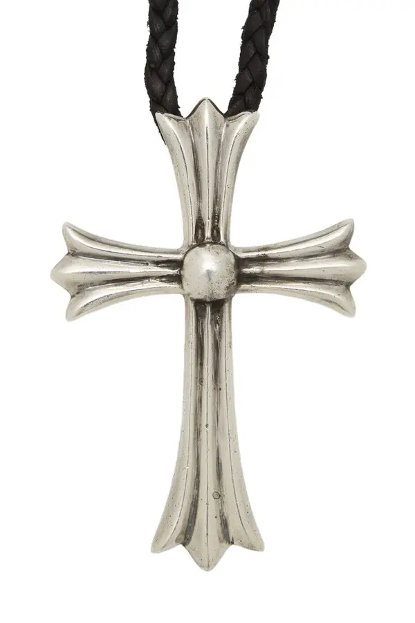 Chrome Hearts Sterling Cross Pendant Necklace