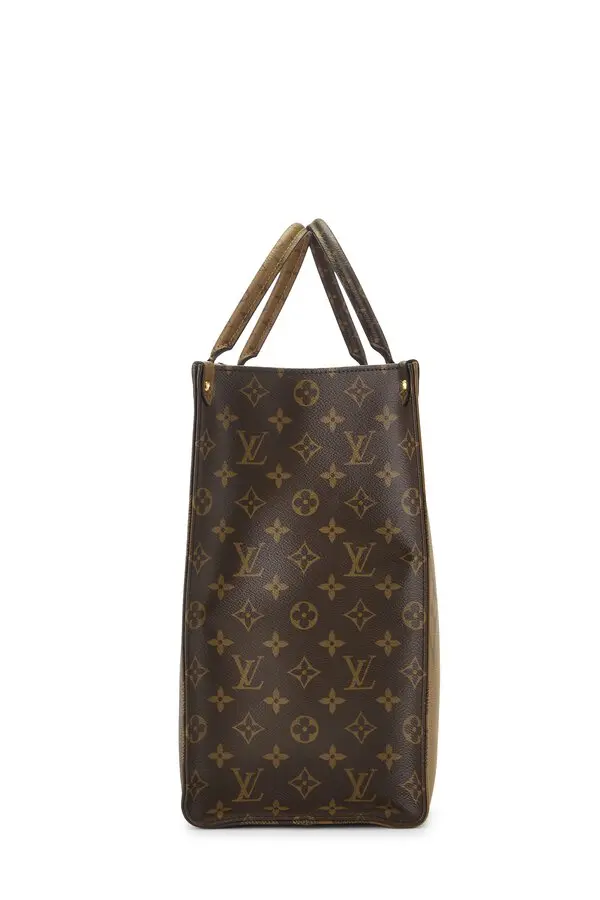 LOUIS VUITTON Giant Monogram Reversed On The Go - Brown
