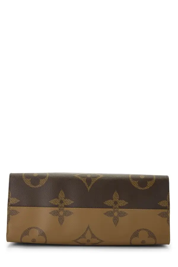 LOUIS VUITTON Giant Monogram Reversed On The Go - Brown