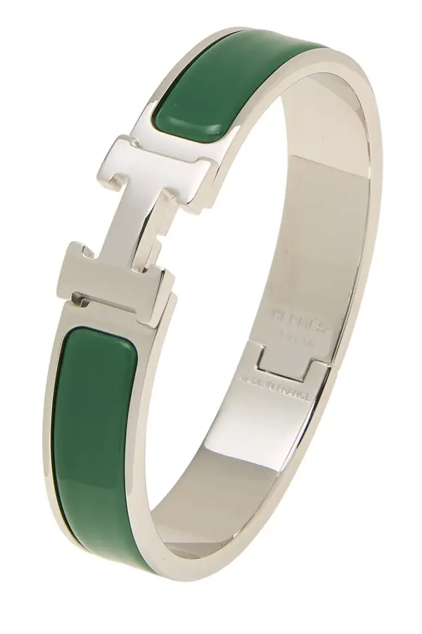 Hermès Clic Clac H Bangle - Green