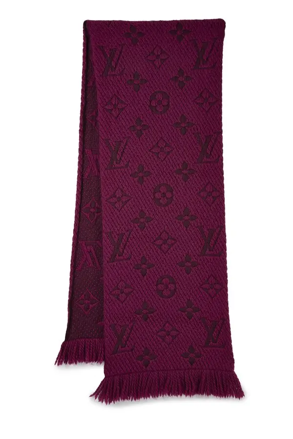 LOUIS VUITTON Logomania Scarf - Purple
