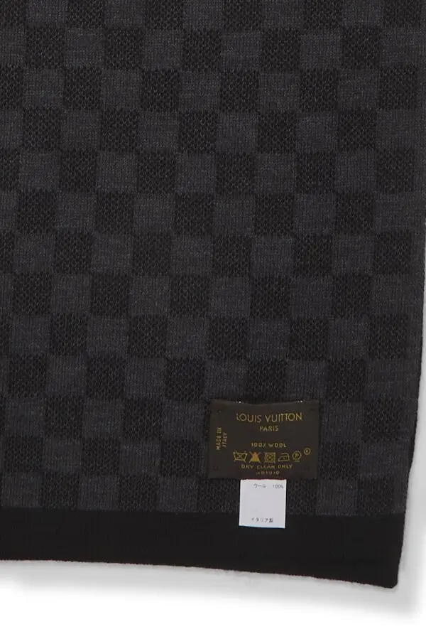 LOUIS VUITTON Damier Wool Muffler