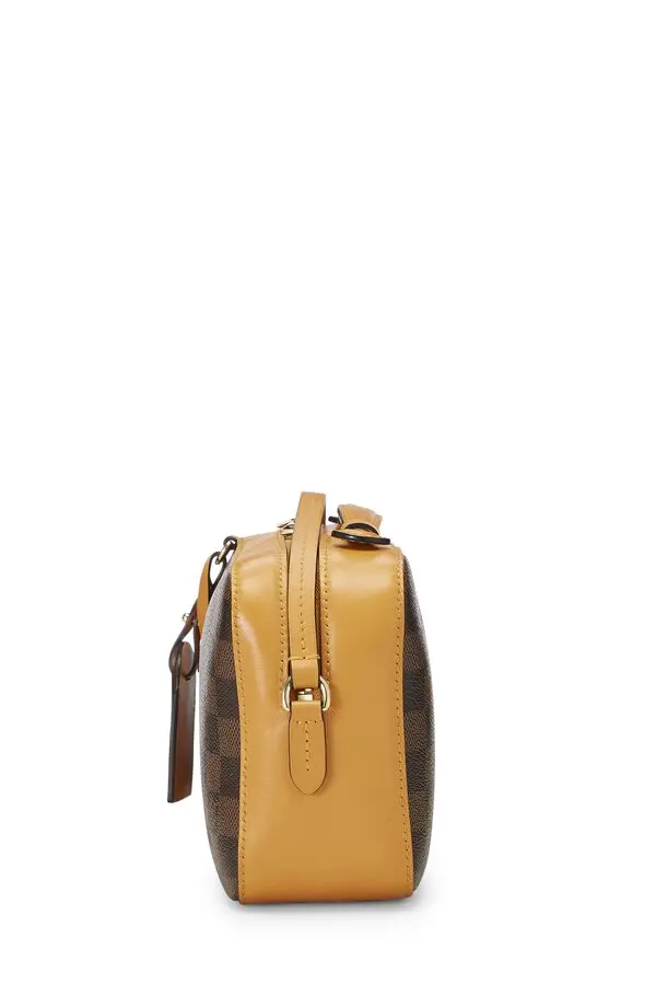 LOUIS VUITTON Damier Ebene Santa Monica Crossbody - Yellow