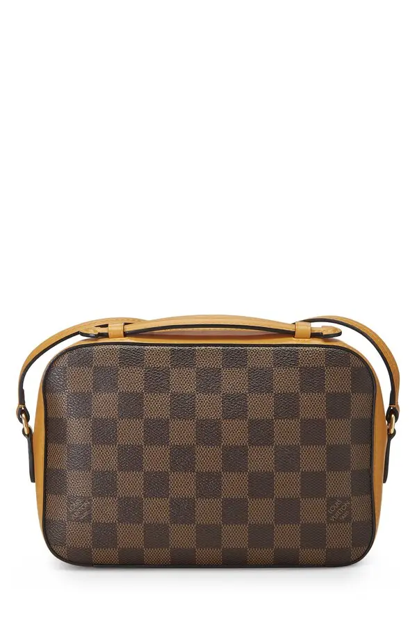 LOUIS VUITTON Damier Ebene Santa Monica Crossbody - Yellow