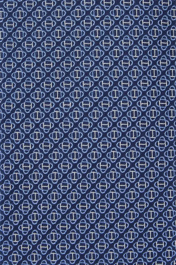 Hermès Jacquard Tie - Blue
