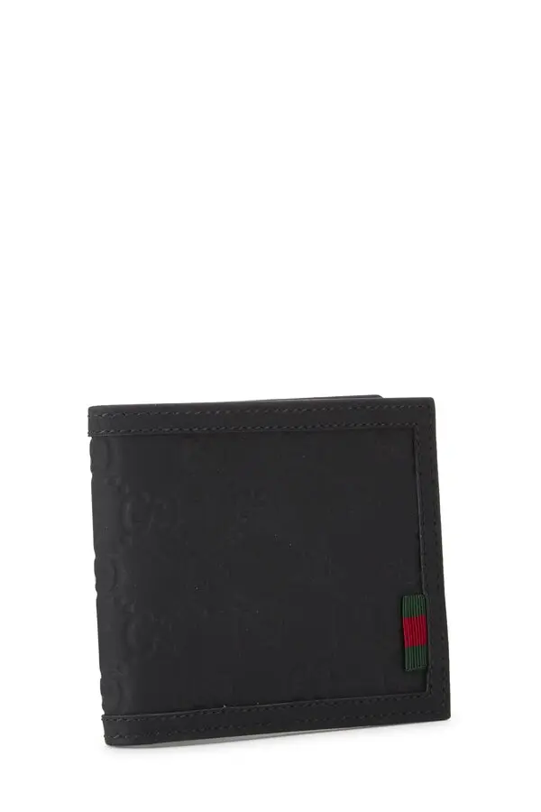 Gucci Rubber Gg Web Bifold Wallet