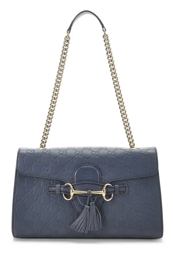 Gucci Emily Chain Shoulder Bag - Blue