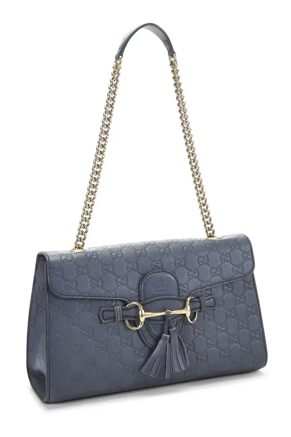 Gucci Emily Chain Shoulder Bag - Blue