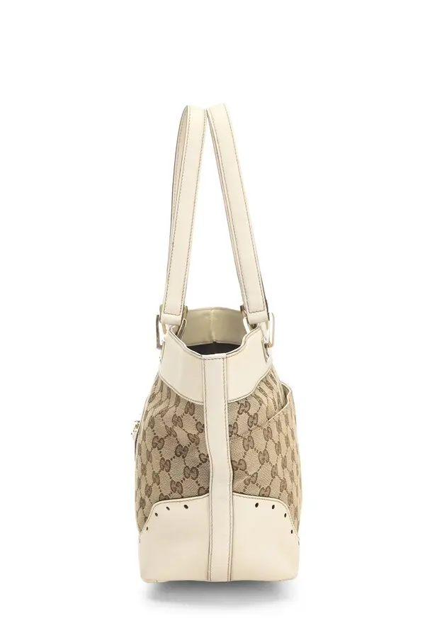 Gucci Original Gg Punch Tote - Beige