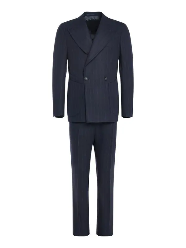 FRANZESE COLLECTION Franzese Napoli Stefano De Martino Model Suit - Blue