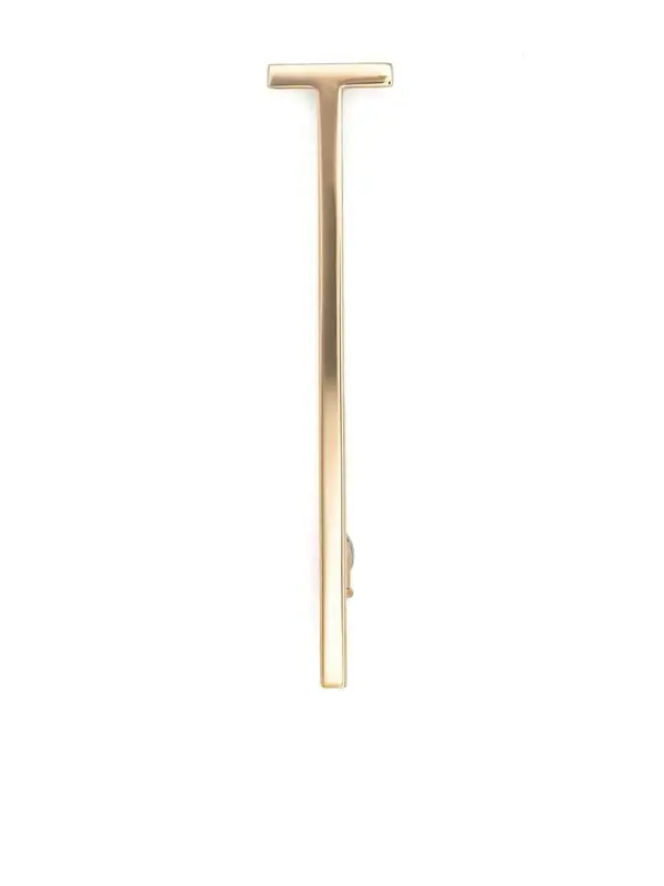 TOM FORD T Brooch - Gold