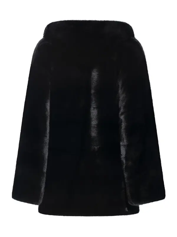 YVES SALOMON Mink Fur Wrap Jacket