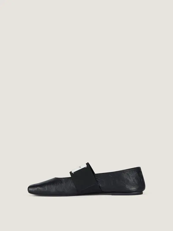 Givenchy Sliced Square Ballerinas - Black