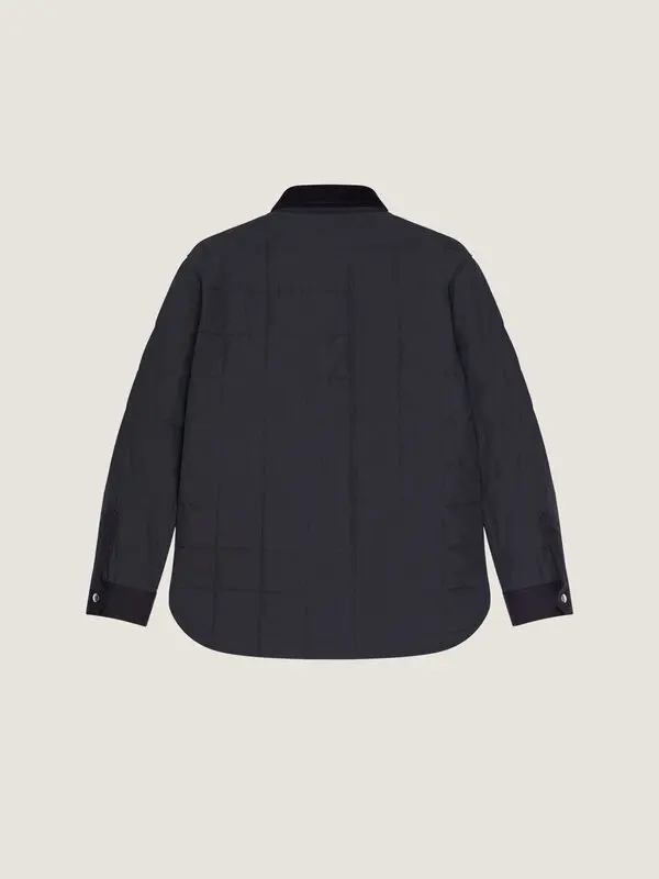 Givenchy Couture Seam Quilted Overshirt Paris Patch