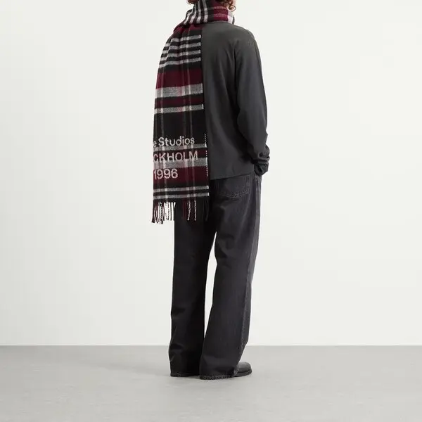 Acne Studios Venus Check Scarf