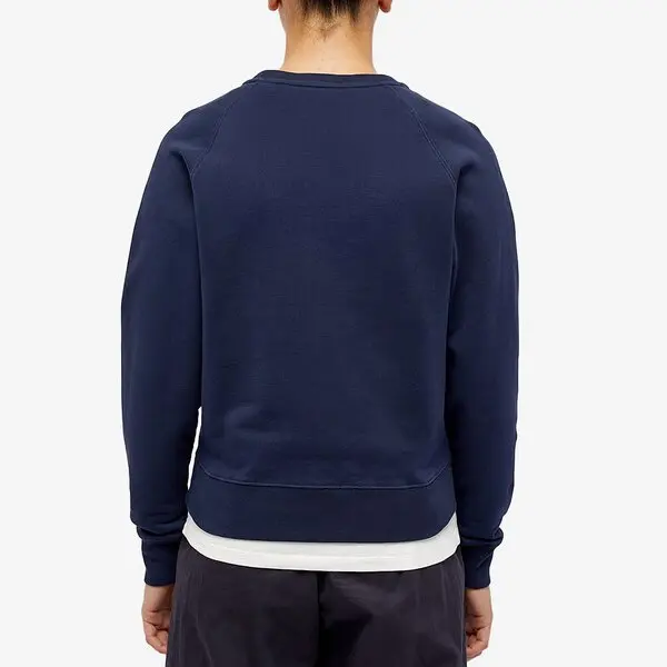 Maison Kitsuné Fox Head Patch Adjusted Crew Sweat