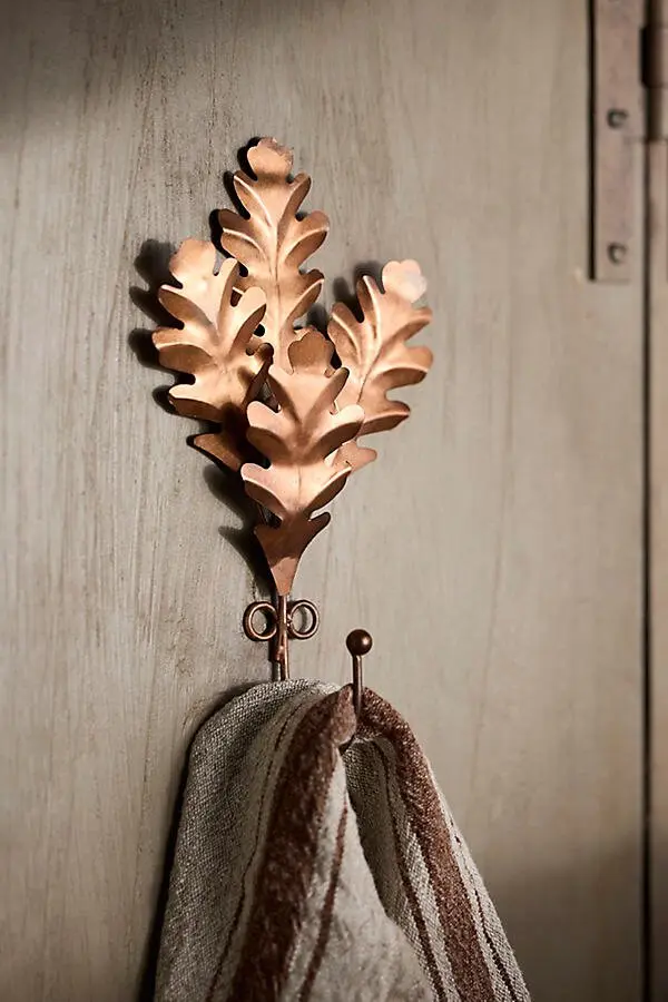 TERRAIN Oak Leaf Hook - Copper