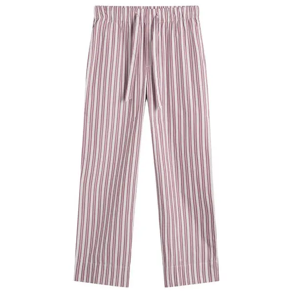 TEKLA Sleep Pants - Rhubarb Stripes