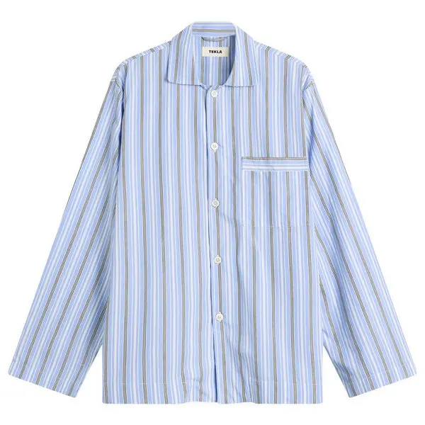 TEKLA Sleep Shirt - Stave Stripes