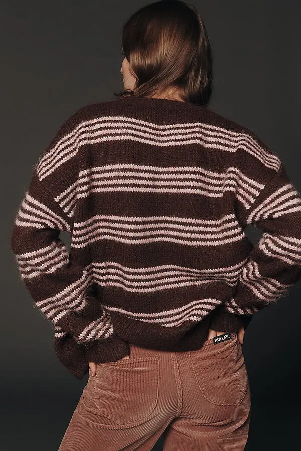 LISA SAYS GAH Bronte Oversized Crew-neck Sweater