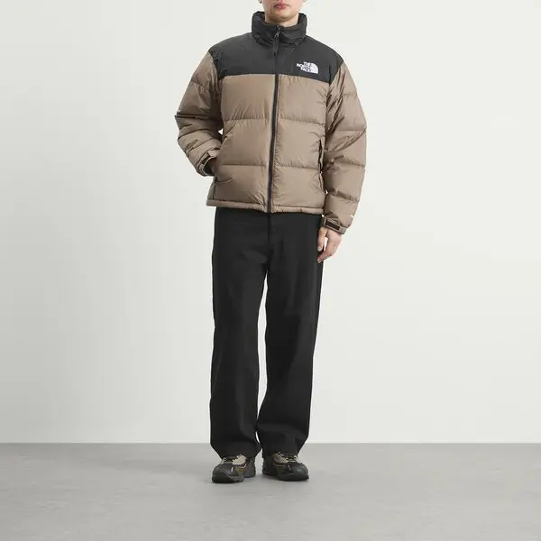The North Face 1996 Retro Nuptse Jacket - Mocha Brown/tnf Black