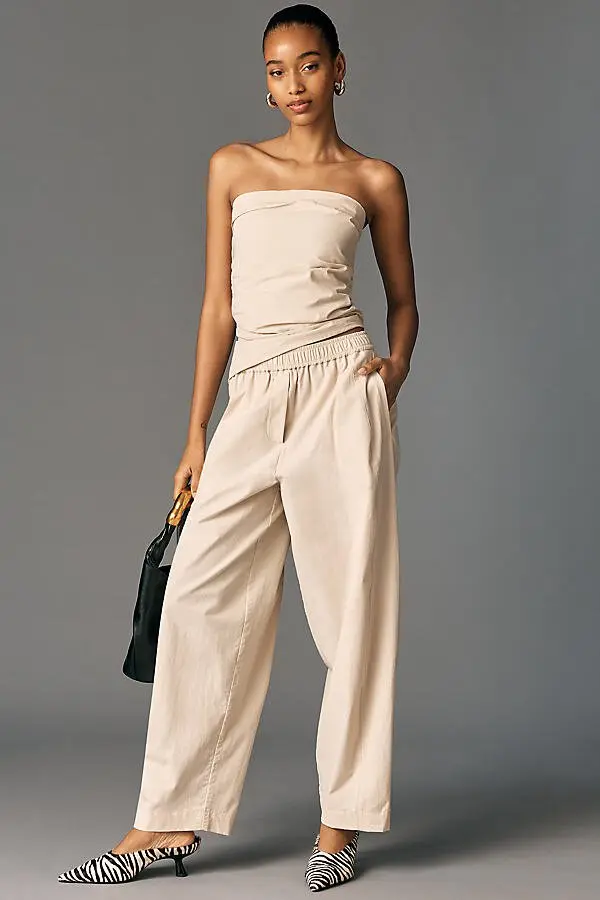 Maeve Strapless Ruched Top