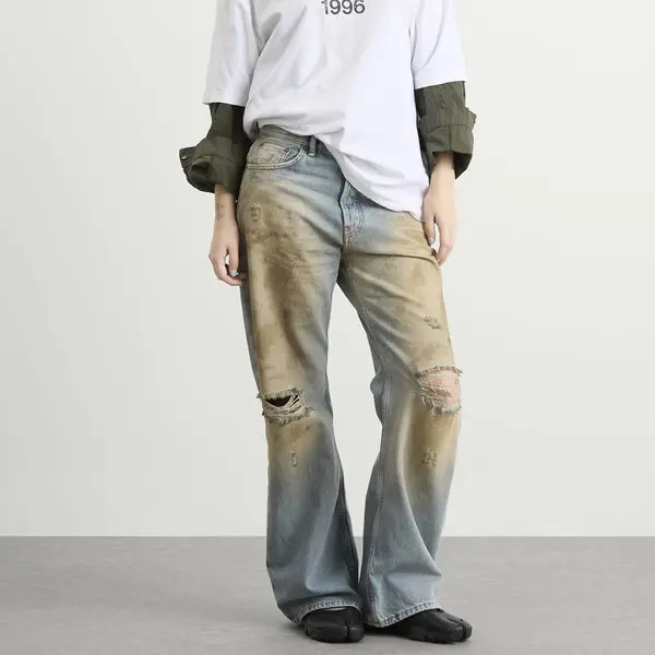 Acne Studios Distressed Baggy Jeans