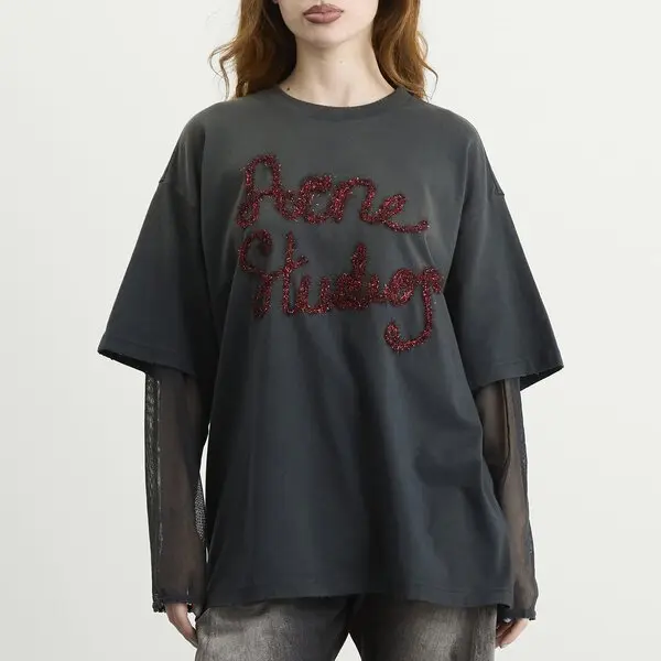 Acne Studios Edra Double Tinsel T-shirt