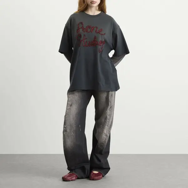 Acne Studios Edra Double Tinsel T-shirt