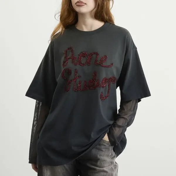 Acne Studios Edra Double Tinsel T-shirt