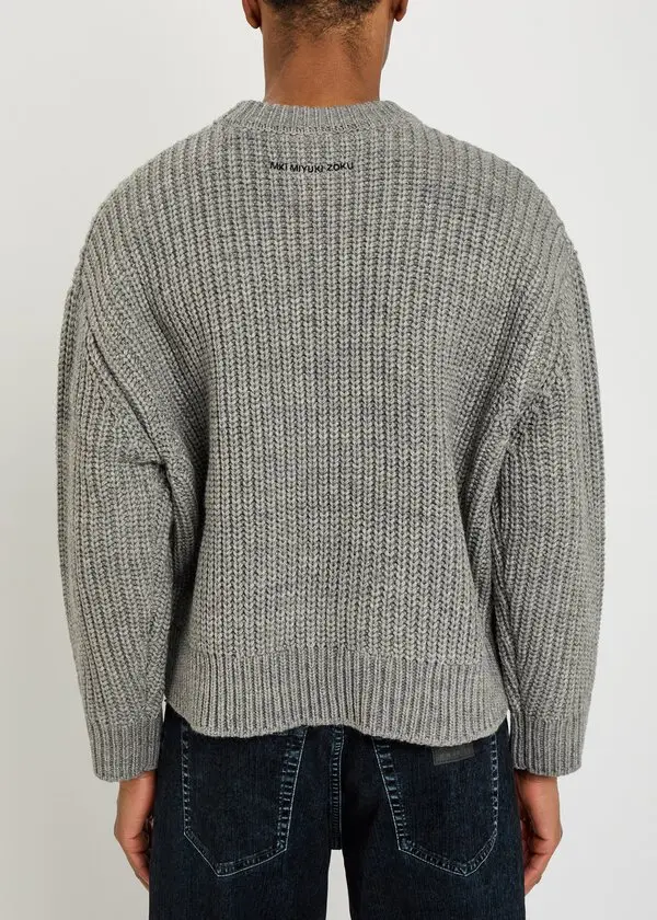 MKI MIYUKI ZOKU Ribbed Knit Jumper