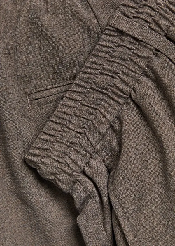 LES DEUX Como Drawstring Tapered-leg Woven Trousers