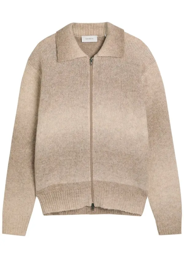 LES DEUX Gannon Melange Knit Cardigan