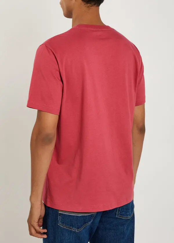 Paul Smith Zebra Printed Cotton T-shirt - Pink