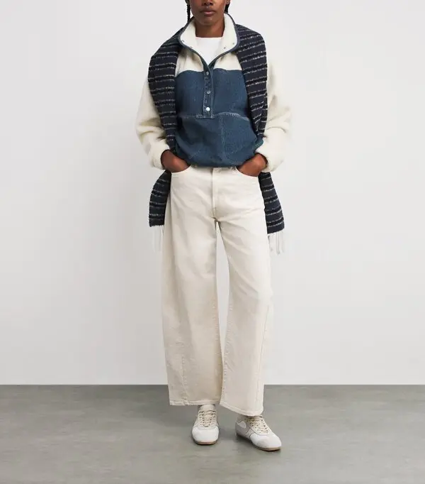 Rag & Bone Miramar Fleece Shacket - Blue