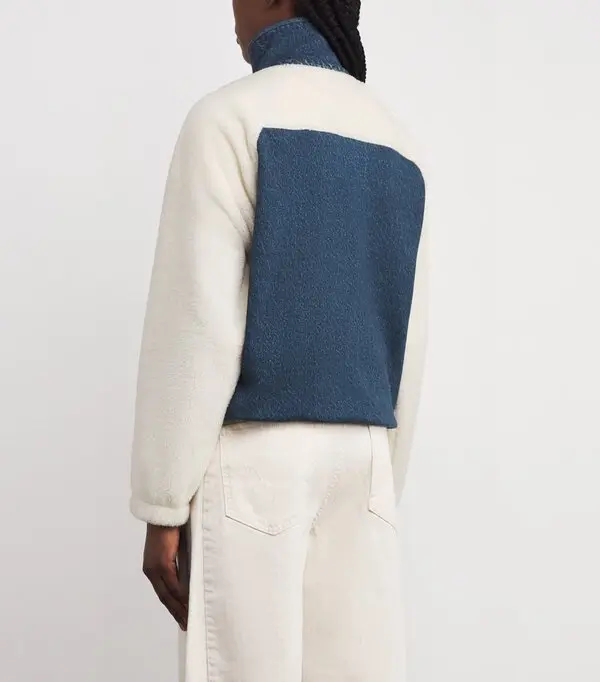 Rag & Bone Miramar Fleece Shacket - Blue