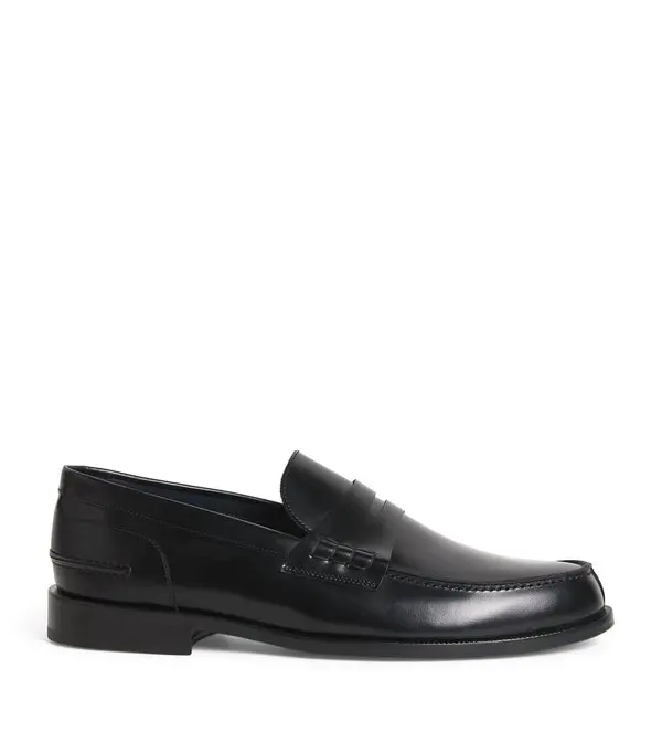 Brioni Leather Penny Loafers