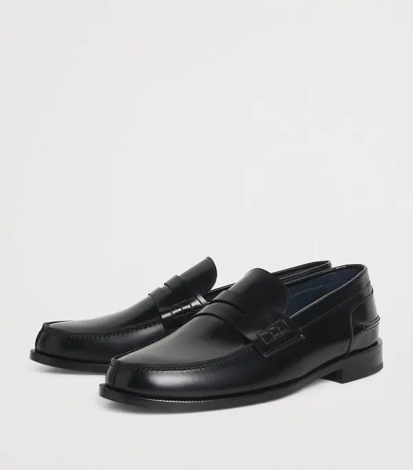 Brioni Leather Penny Loafers