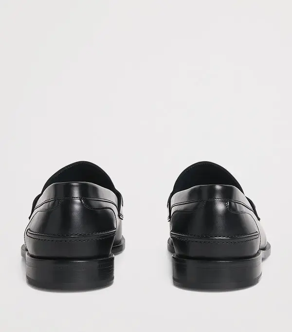 Brioni Leather Penny Loafers